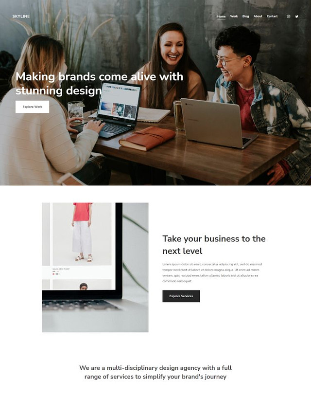 Graphic Design Website Templates | Pixpa
