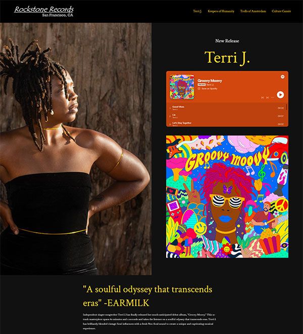 Best Music and Sound Portfolio Website Examples - Pixpa