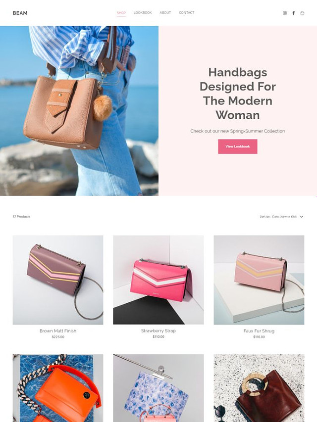 Ecommerce website templates for your online store | Pixpa