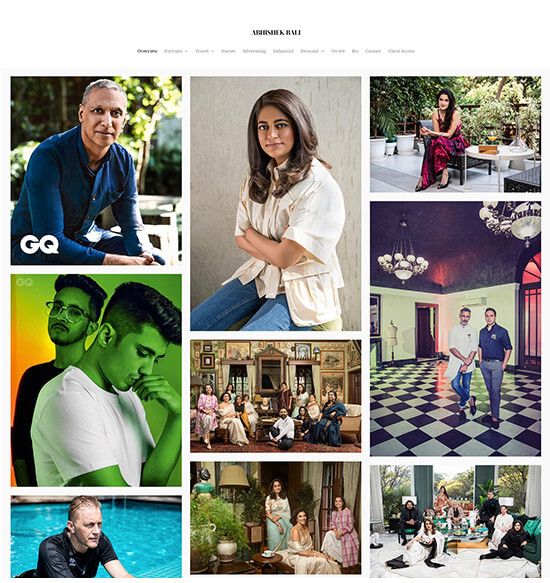 Creative Portfolio Website Examples from Photographers, Artists ...