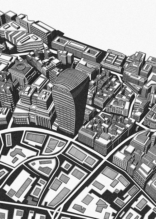 Illustration | Thomas Radclyffe Illustration | Cityscapes