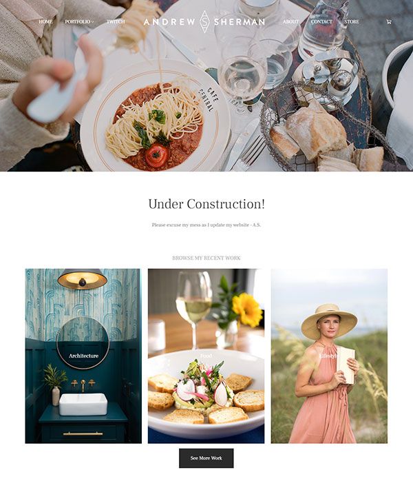 Best Food Photography Portfolio Website Examples - Pixpa